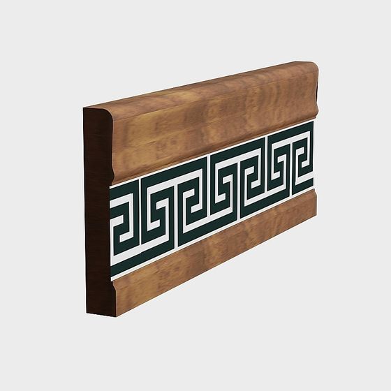 Greek Key Molding 3D model