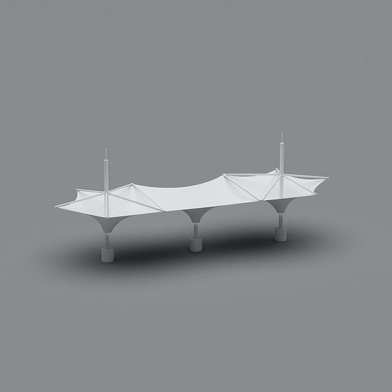 Suspended Wings 3D Model Bridge