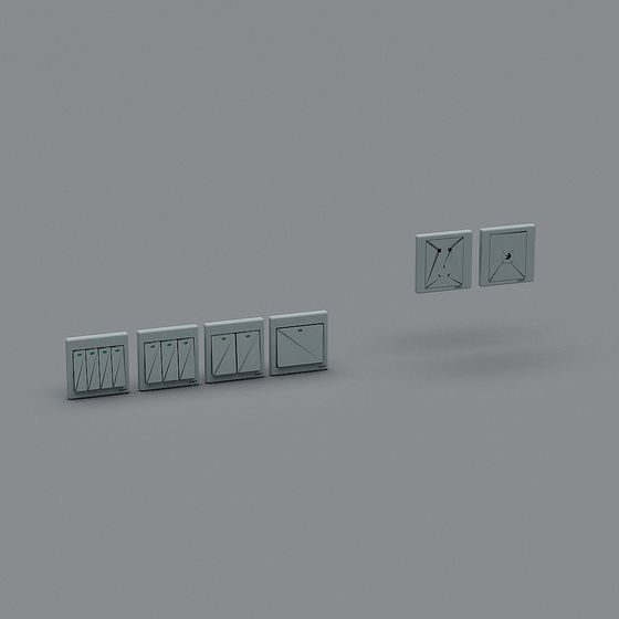 Stylish Low-Poly Switch 3D Model