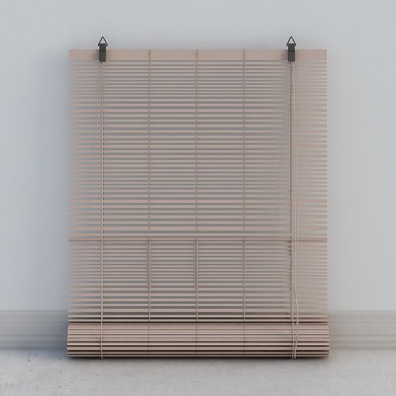 Realistic Wooden Shutter 3D Model – Warm Wood Texture