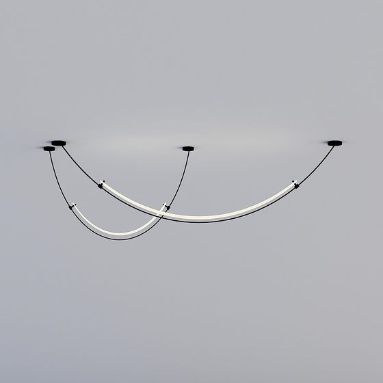 Curved Light 3D model