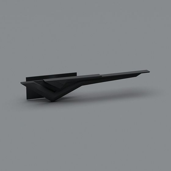 Futuristic Wing Low-Polygon 3D model