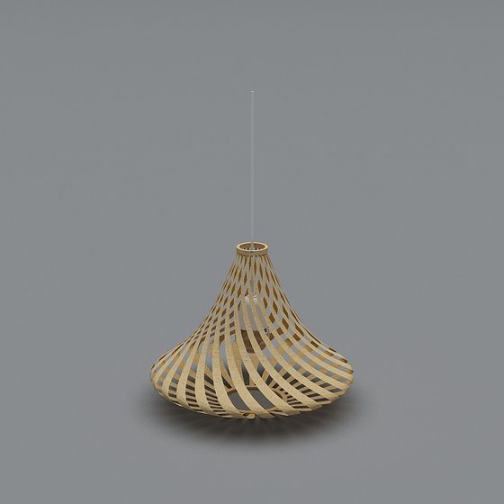 Unique Low-Poly Style Lamp 3D Model – Nature-Inspired Design