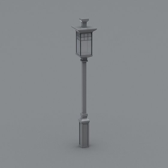 Classic Street Lamp 3D model for Urban Settings