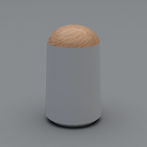 Geometric Dome Column 3D model