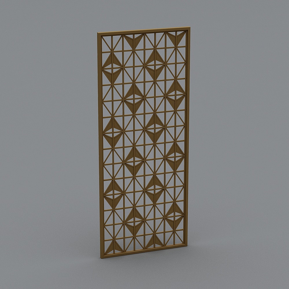 Stylish Low-Poly Screen 3D model for Design Projects