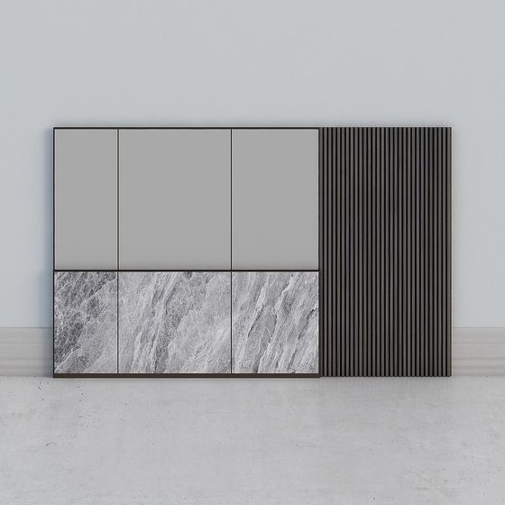 Urban Panel Low-Poly High-Detail 3D Model