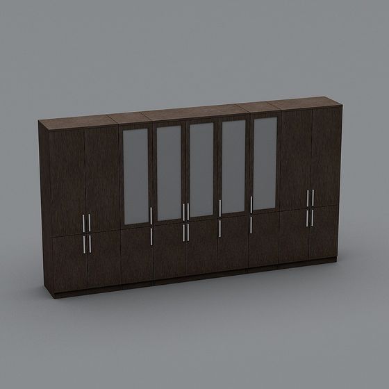 Minimalist Storage Cabinet 3D model