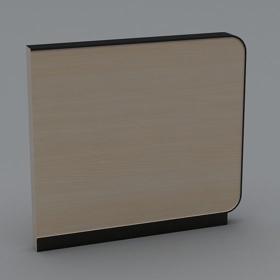 Stylish Low-Polygon Partition 3D model