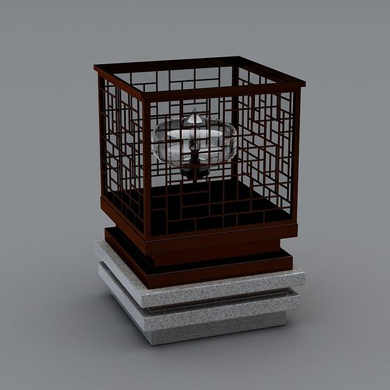 Caged Light 3D model