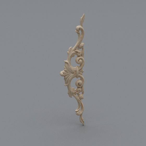 Victorian Scroll 3D model