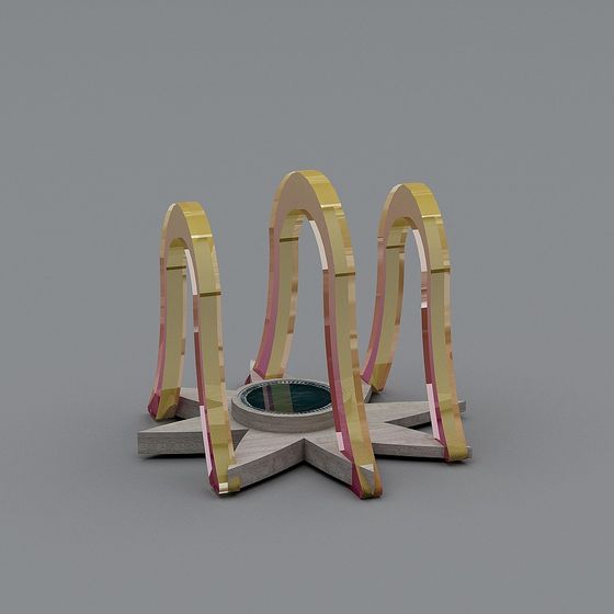 Star Gate 3D Model - Futuristic Design