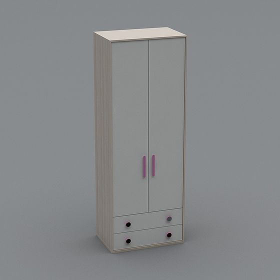 Simple and Practical Storage Cabinet 3D model