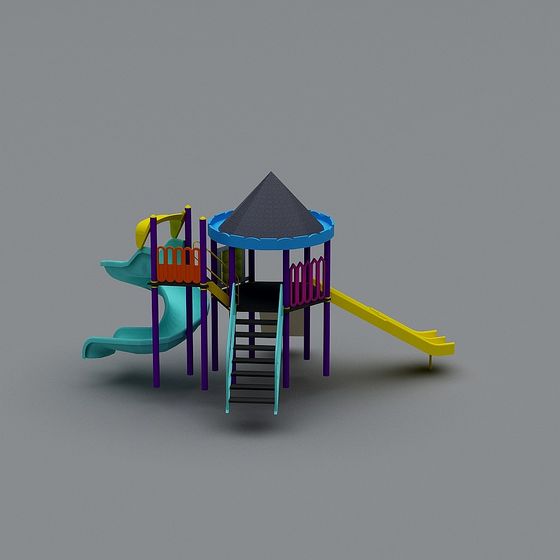 Playground Fun Zone 3D Model
