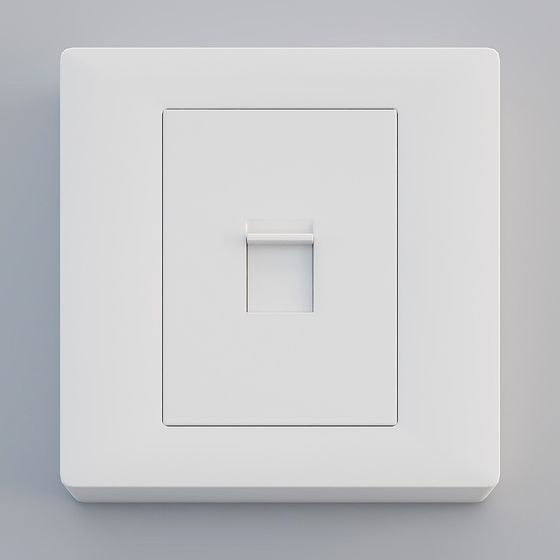 Modern Minimalist Switch Panel 3D model
