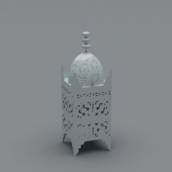 Charming Moroccan Lantern 3D model