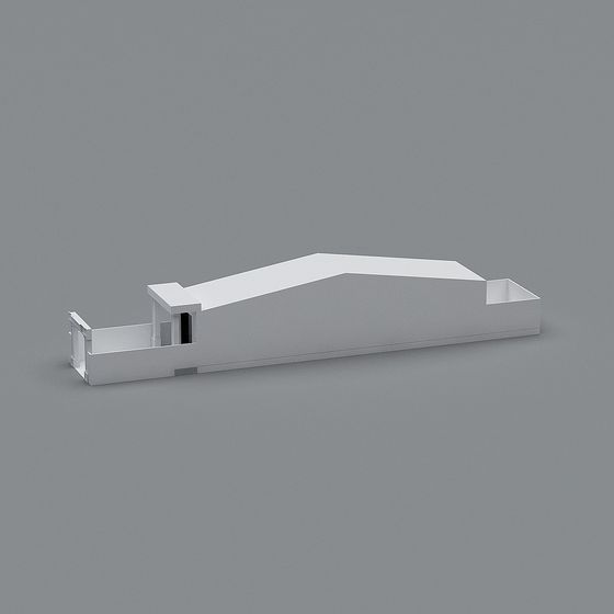 Modern Minimalist Low-Poly Cabin 3D model