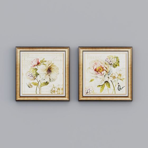 Classic Bloom 3D Model – Low-Poly Floral Art