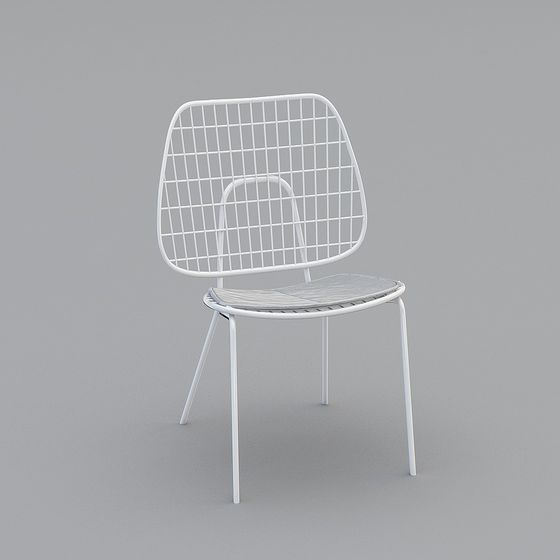 Grid Chair 3D model in Modern Minimalist Design