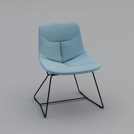 Lightweight Chair 3D model for Modern Interiors