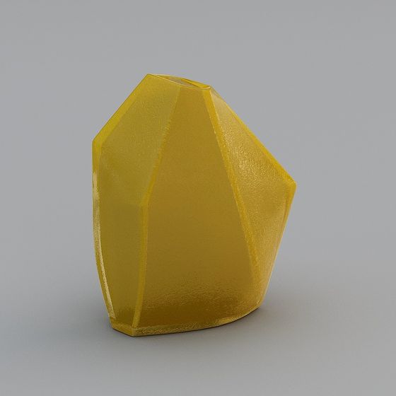 Crystal Gem 3D model with Low Polygon Design