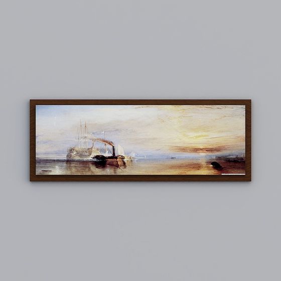 Sunset Harbor 3D model for Creative Projects