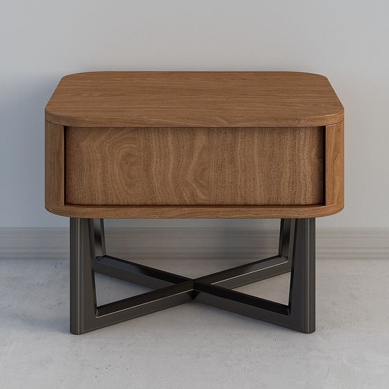 Urban Corner Side Table 3D model for Contemporary Spaces