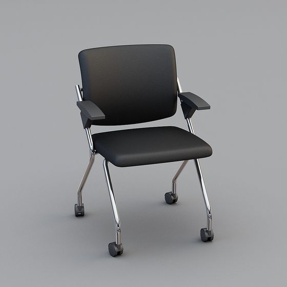 Modern Low-Poly Office Chair 3D model