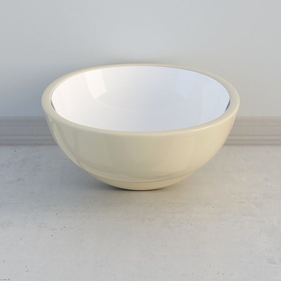 Elegant Low-Poly Bowl 3D Model Design