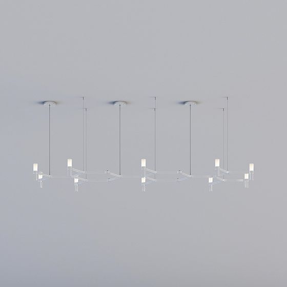 Linear Light Fixture 3D model for Modern Aesthetics