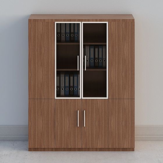 Modern Office Storage Cabinet 3D model for Creative Spaces