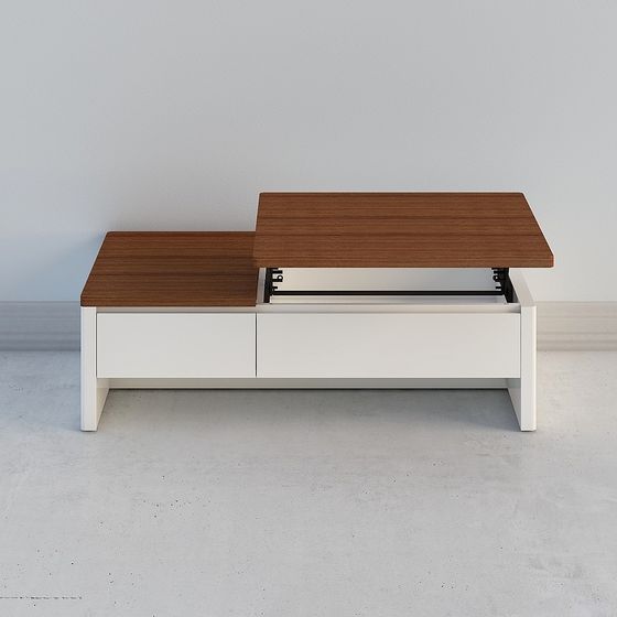 Folding Storage Coffee Table 3D model