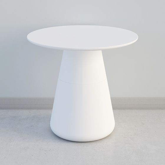 Cone-Shaped Round Table 3D model
