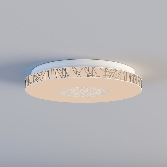 Low-Poly Ceiling Light 3D model