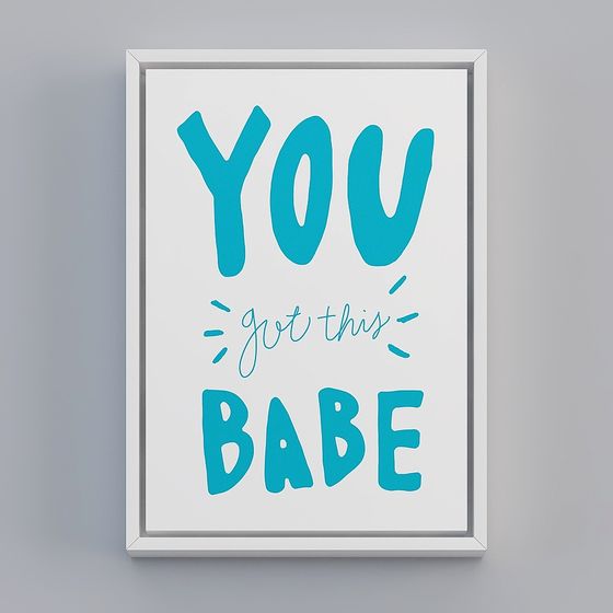 Inspiring Poster 3D model for Modern Design