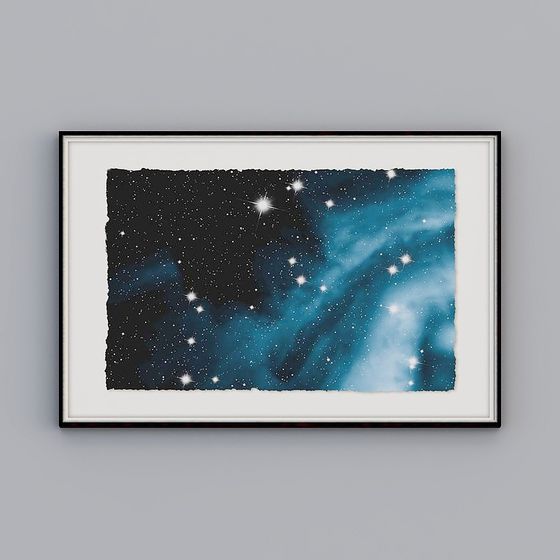 Galactic Canvas 3D model for Cosmic Design