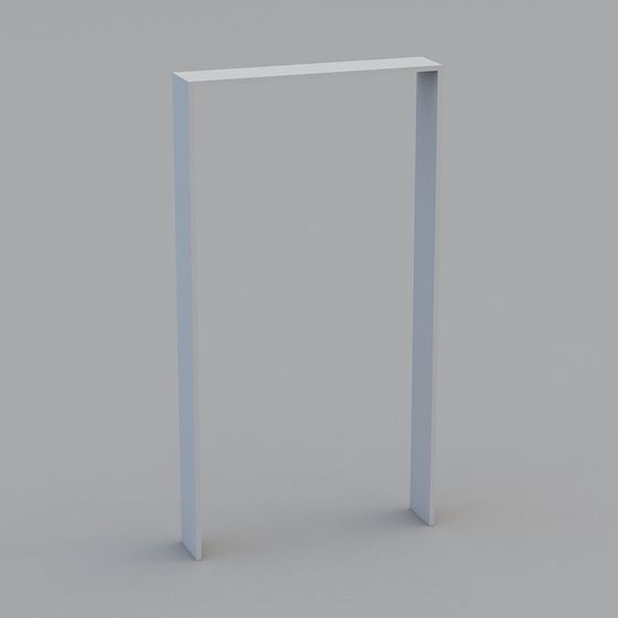 Minimalist Door Frame 3D model for Interior Design