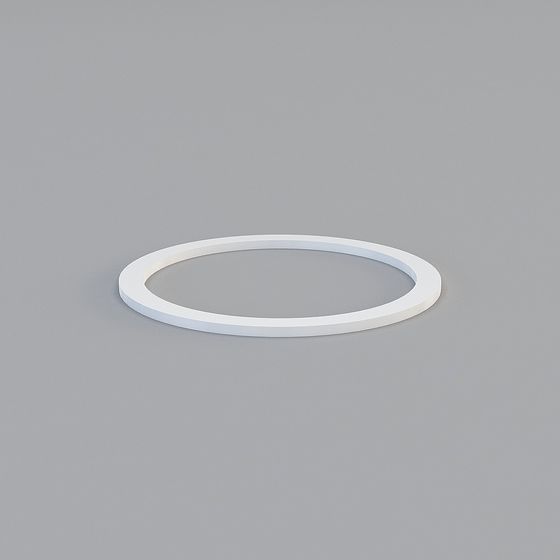 Ring Light Fixture 3D model for Creative Spaces