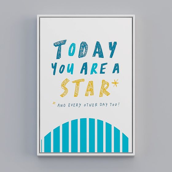 Inspiring Poster 3D Model for Creative Spaces
