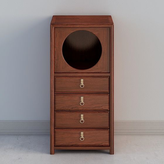 Minimalist Storage Cabinet 3D model