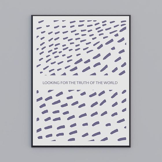 Finding Truth in the World 3D Model Poster