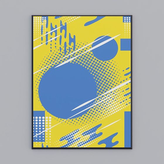 Unique Abstract Art 3D Model for Creative Projects