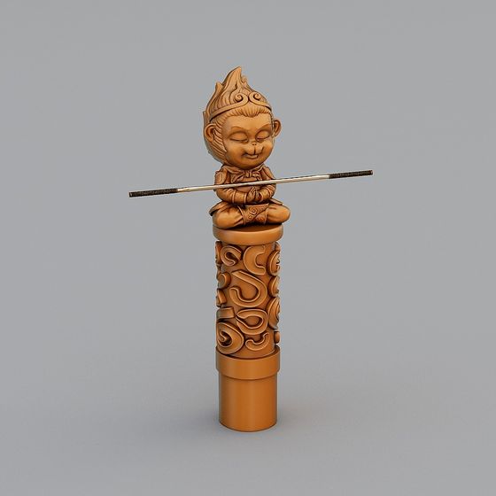 Low Poly Xiao Nezha 3D Model for Creative Use