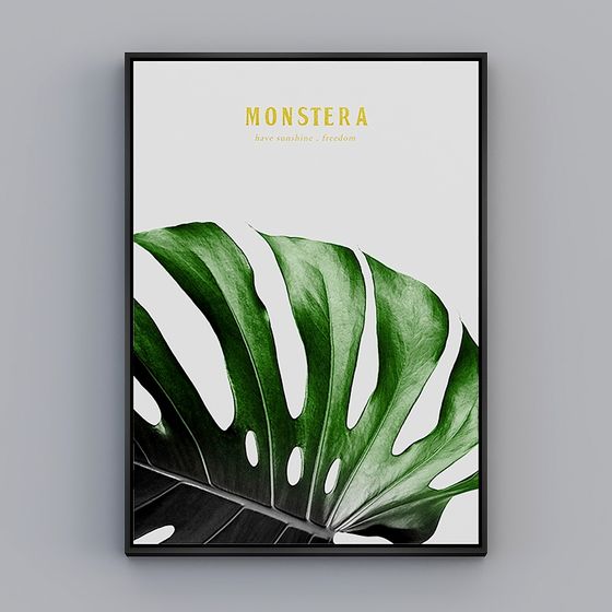 Stunning Monstera 3D Model for Creative Projects