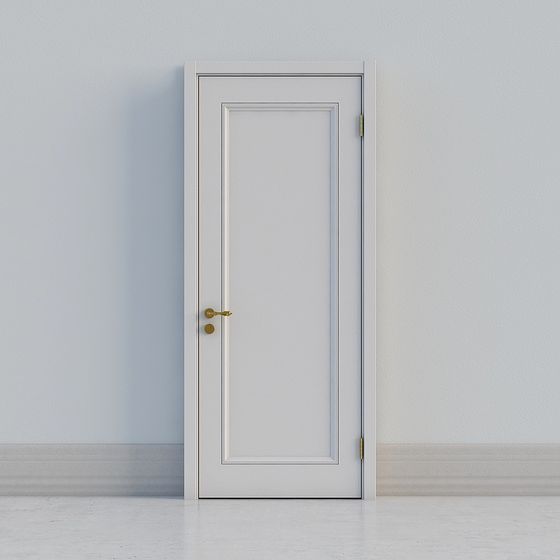 Pure Door – Stylish Minimalist 3D Model