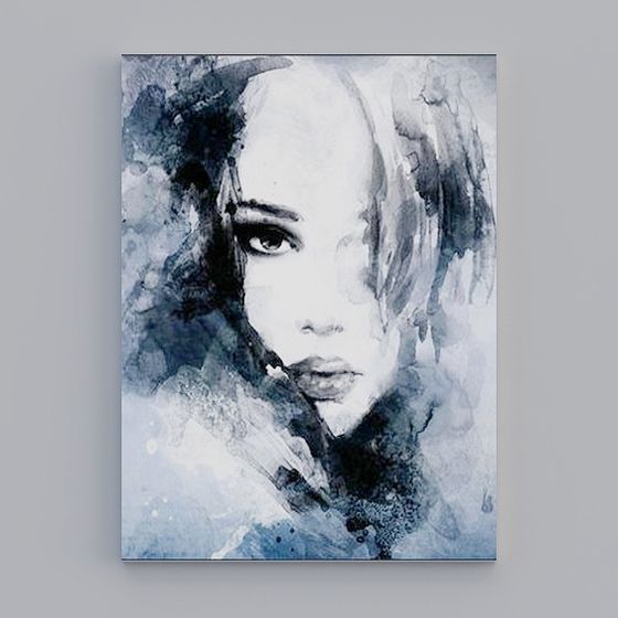 Abstract Female Portrait 3D Model