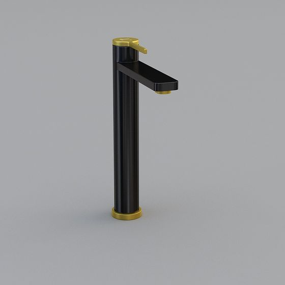 Urban Faucet Low-Poly 3D model
