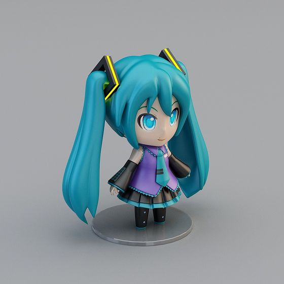 Chibi Hatsune Miku 3D model