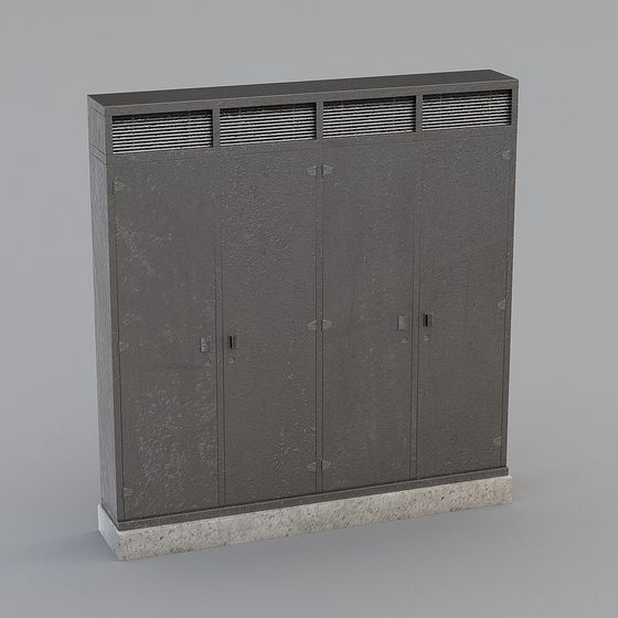 Urban Storage Cabinet 3D model