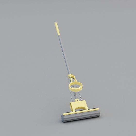 Practical Mop 3D model for Modern Spaces